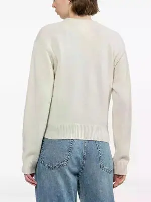 A.p.c. Logo-print Cardigan - Neutrals