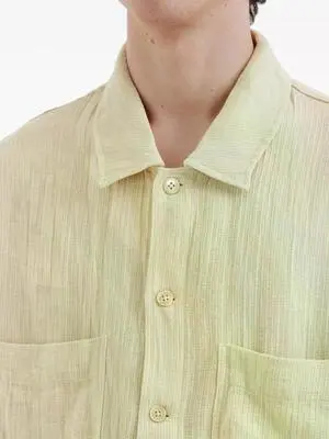 SUNFLOWER Crinkled Short-sleeve Shirt