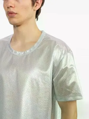 Comme Des Garçons Short-sleeve Perforated T-shirt