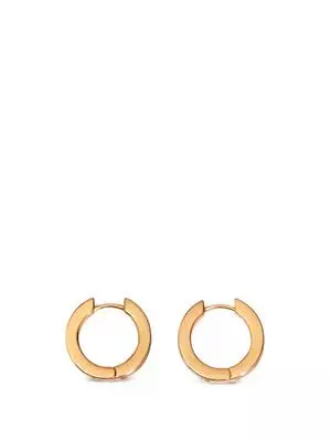 Bimba Y Lola Logo-engraved Hoop Earrings - Gold