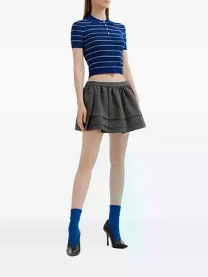 SHUSHU/TONG Striped Polo Shirt