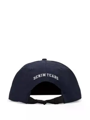 DENIM TEARS Numerical Motif Cap - Blue