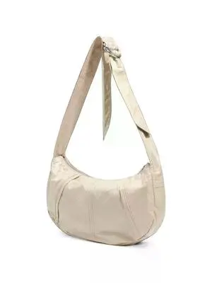 Bimba Y Lola Medium Shiny Greige Moon Bag