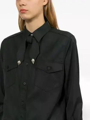 Toga Twill Ribbon Shirt