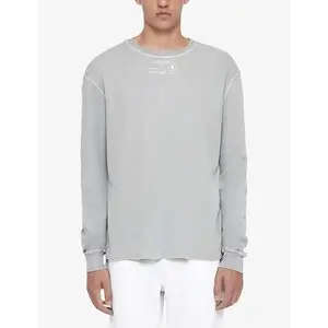 ALLSAINTS Raphy Logo-print Long-sleeve Cotton Crewneck