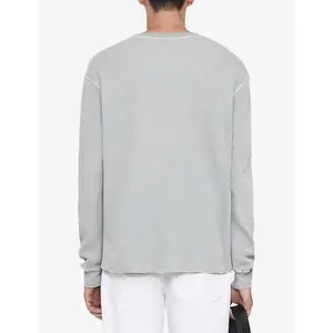 ALLSAINTS Raphy Logo-print Long-sleeve Cotton Crewneck