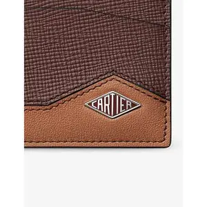 Cartier Losange Double Leather Card Holder
