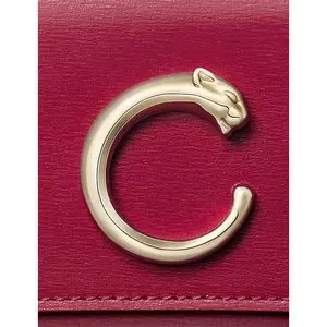 Cartier Panthère C Zip Leather Card Holder