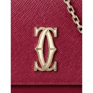 Cartier C De Leather Wallet-on-chain