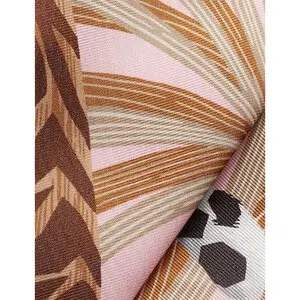 Cartier Panthère And Tiger Silk Bandeau Scarf - Pink