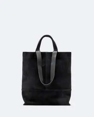 ALLSAINTS Suede Tote Bag - Black