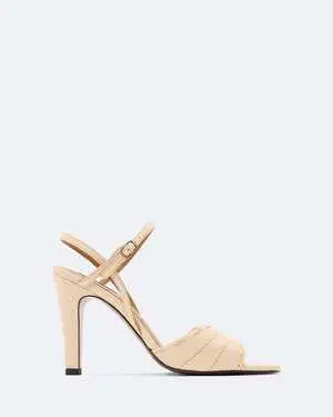 ALLSAINTS Lila Ankle-strap Heeled Sandals - White