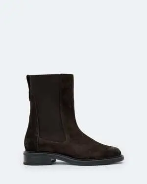 ALLSAINTS Beryl Suede Chelsea Boots - Brown