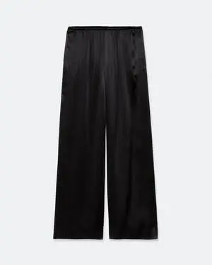 ALLSAINTS Lycia Crepe Wide-leg Pants - Black