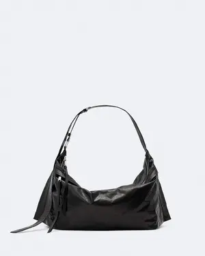 ALLSAINTS Lutece Leather Duffle Bag - Black