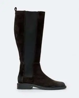 ALLSAINTS Suede Chelsea Boots - Brown