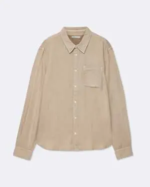 ALLSAINTS Ward Regular-fit Tencel Shirt - Brown