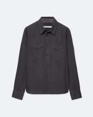 ALLSAINTS Hanway Regular-fit Tencel Shirt - Black
