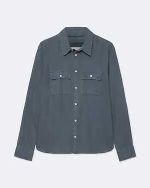 ALLSAINTS Bond Regular-fit Tencel Shirt - Blue