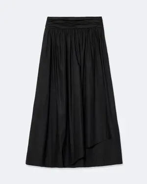 ALLSAINTS Anastasia Cotton Maxi Skirt Black