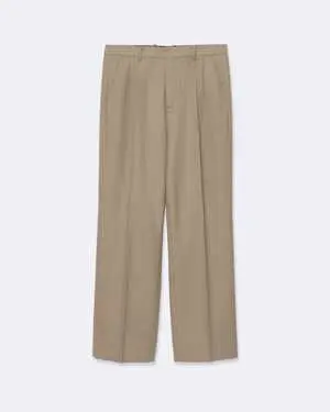 ALLSAINTS Ware Straight-fit Double-pleat Pants - Brown
