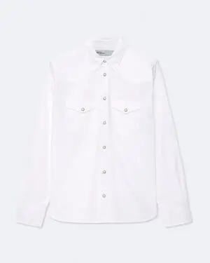 ALLSAINTS Kenil Regular-fit Cotton-poplin Shirt - White
