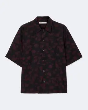 ALLSAINTS Leo Oversized Leopard-print Shirt - Black/brown