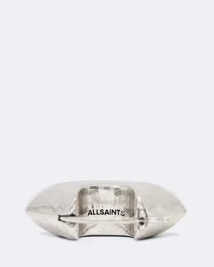 ALLSAINTS Meera Chunky Faceted Hoop Earrings