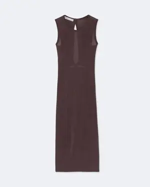 ALLSAINTS Ilia Twisted-back Bodycon Midi Dress - Red