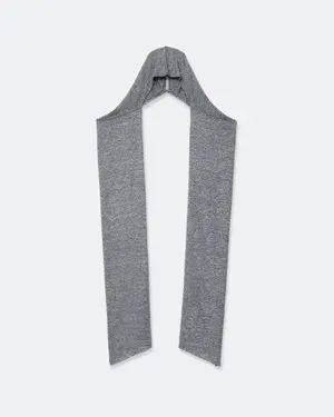 ALLSAINTS Brioni Alpaca-blend Hooded Scarf - Grey