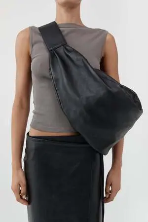 ST. AGNI Large Crossbody Bag - Black