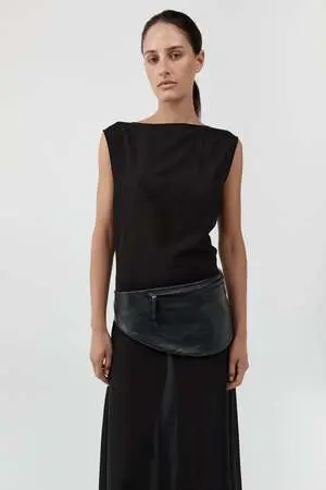 ST. AGNI Soft Belt Bag - Black