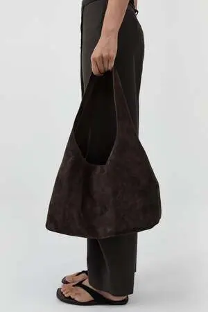ST. AGNI Suede Soft Bag