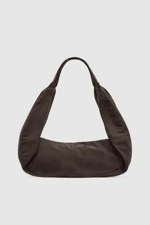 ST. AGNI Canvas Large Crossbody Bag - Ash