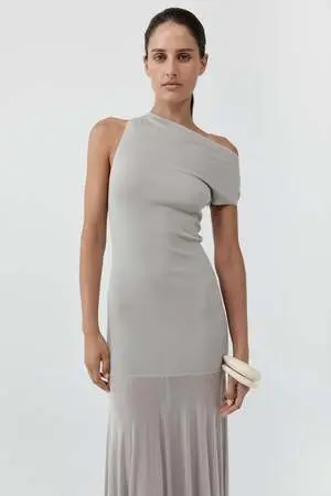 ST. AGNI Fine Jersey Circle Hem Dress