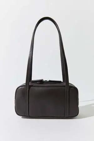 ST. AGNI Petit Dual Zip Bag - Coffee