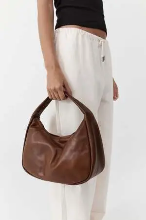 ST. AGNI Large Bon Bon Bag - Chestnut