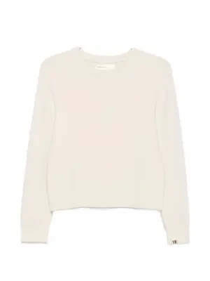 Extreme Cashmere Crewneck Cashmere Sweater - White