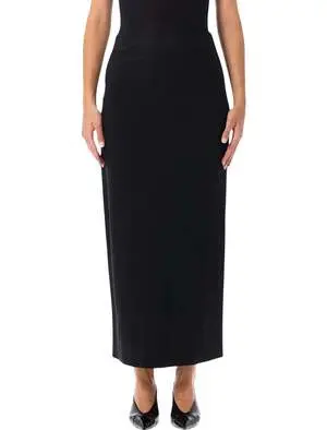 Loulou De Saison High-waisted Long Pencil Skirt - Nero