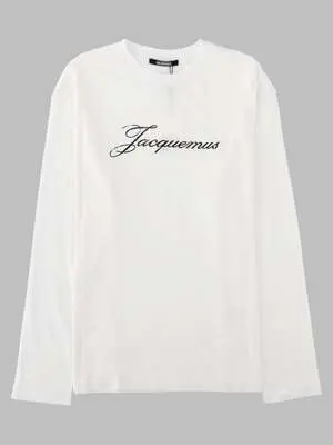 Jacquemus Organic Cotton-hemp T-shirt For - White