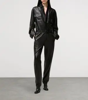 Burberry Leather Jumpsuit
