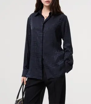 Burberry Silk Check Shirt