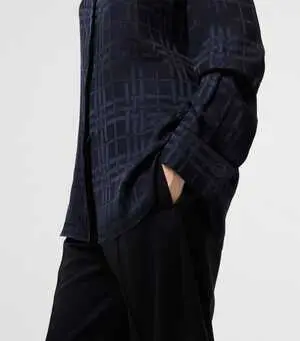 Burberry Silk Check Shirt