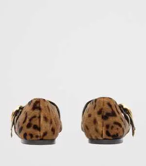 Burberry Leopard Print Robin Ballet Flats