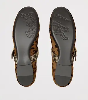 Burberry Leopard Print Robin Ballet Flats
