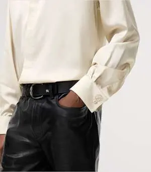 Burberry Silk Relaxed Fit Shirt