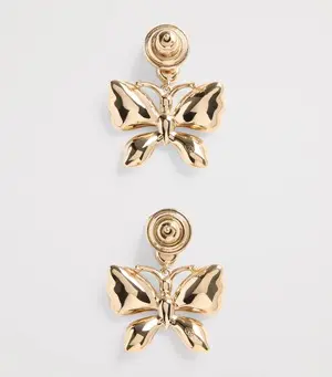 Valentino Garavani Swarovski Crystal Flutterby Earrings