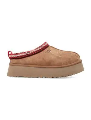 UGG Uggbraid Platform Suede Tazz Ii Flat For - Chesnut