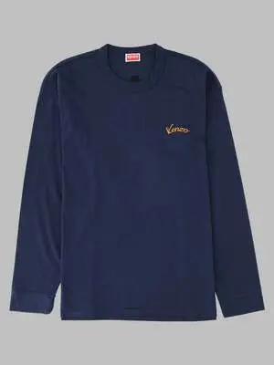 Kenzo Cotton T-shirt For - Blue