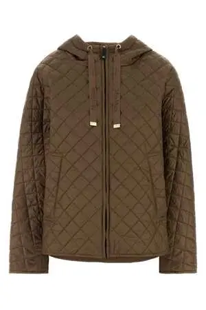 MM THE CUBE Quilted Jacket With Silk-blend Padding